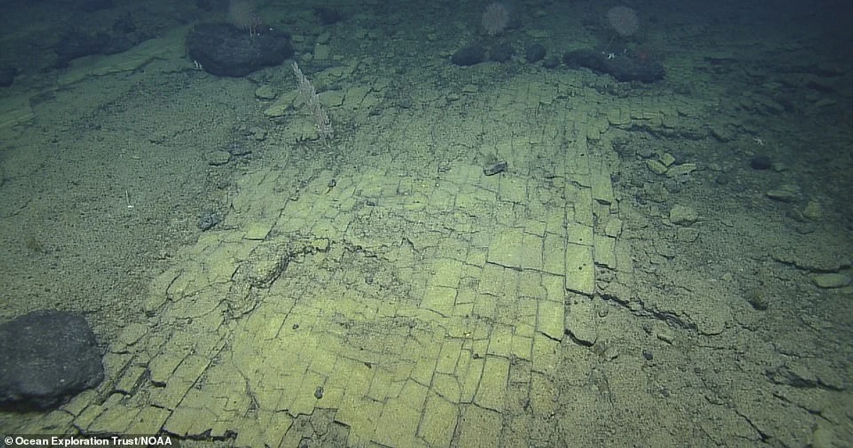 Hyaloclastite Formations In Hawaii That Look Like Brick Roads Of A ...