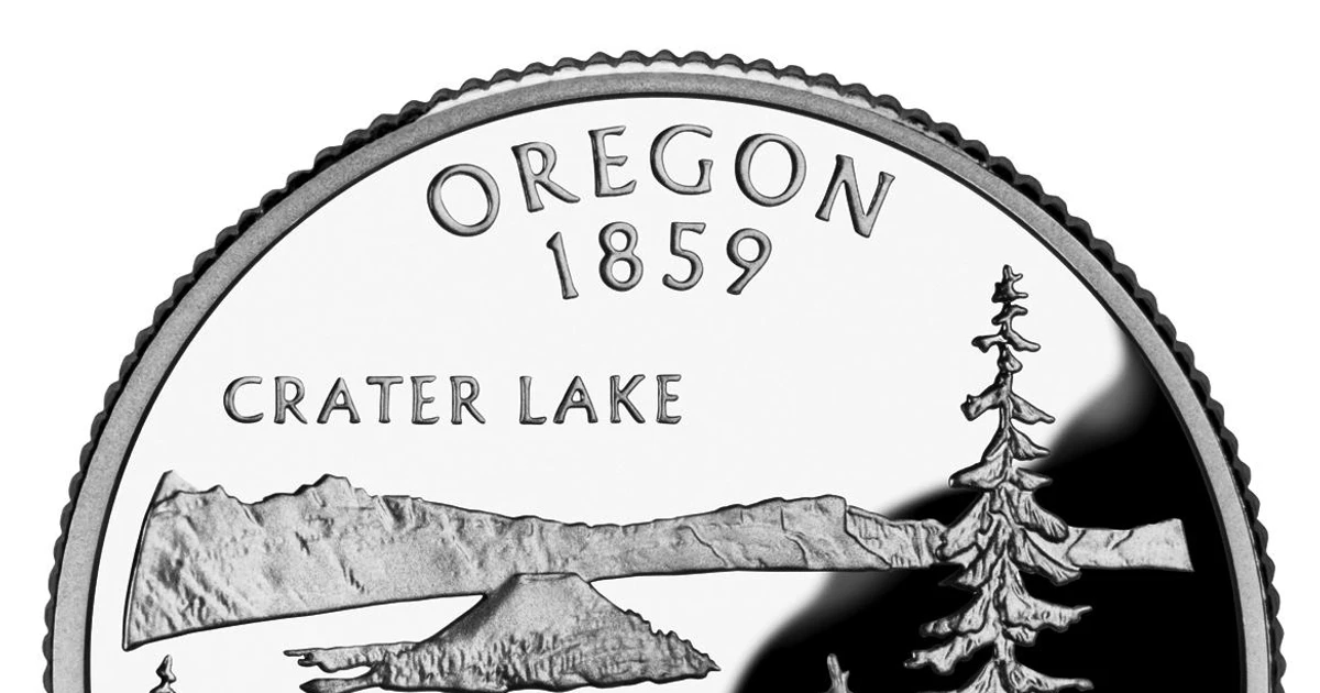 Which Natural Wonder Is Featured On The Commemorative Oregon State Quarter?