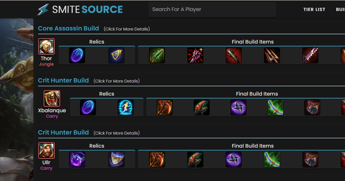 Smitesource - Third-Party Genius Tool To Play The Smite Game With ...