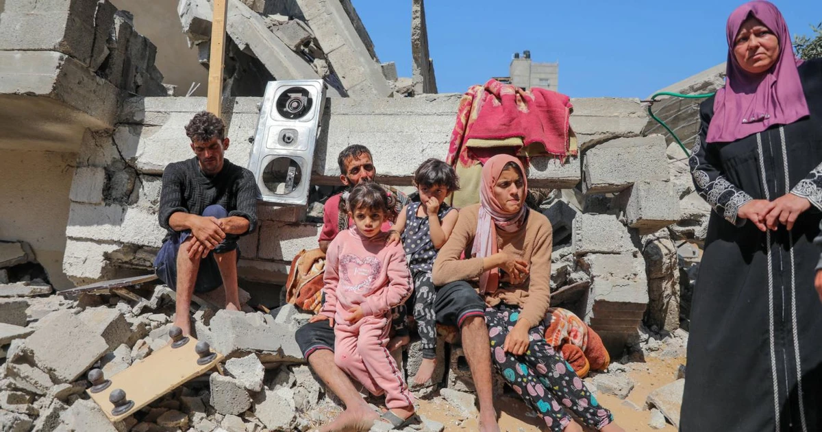 Israel Gaza Conflict Left Palestinian Family Homeless After Missile Strike