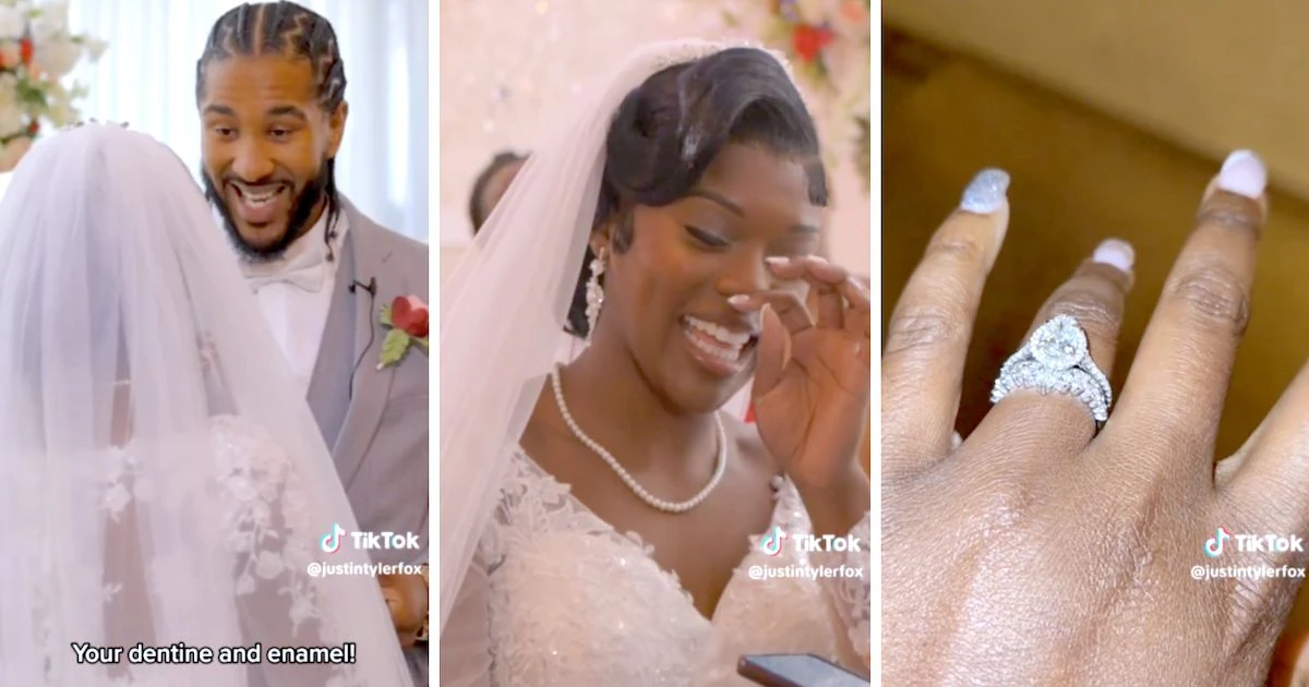 Bride Discovers Her Engagement Ring Holds A Precious Piece Of Her Own Tooth